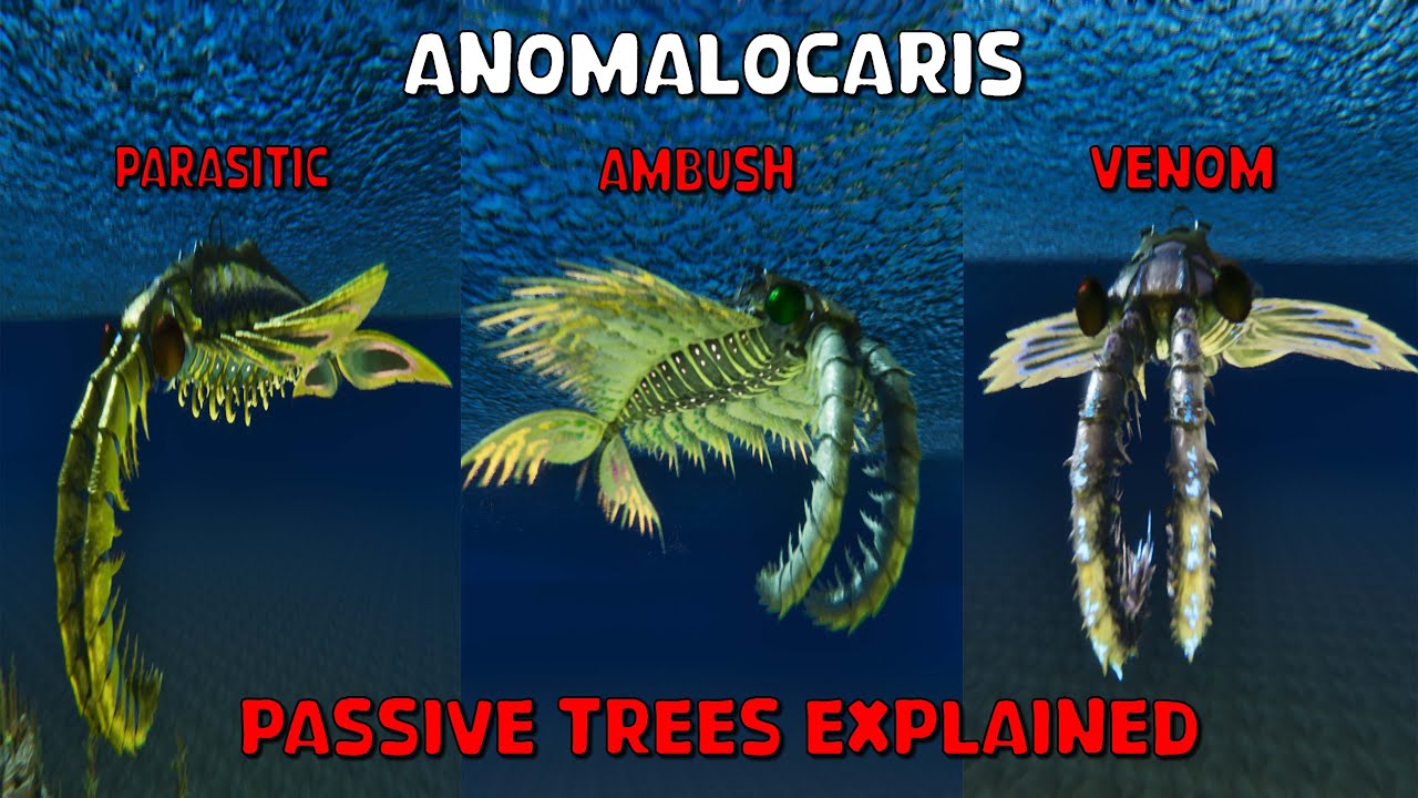 Ark Survival Ascended | Anomalocaris Passive Trees explained - Best ...