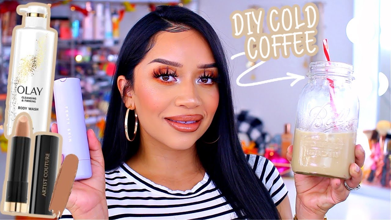 CURRENT FAVORITES | ICED COFFEE, MAKEUP, & SKINCARE - YouTube
