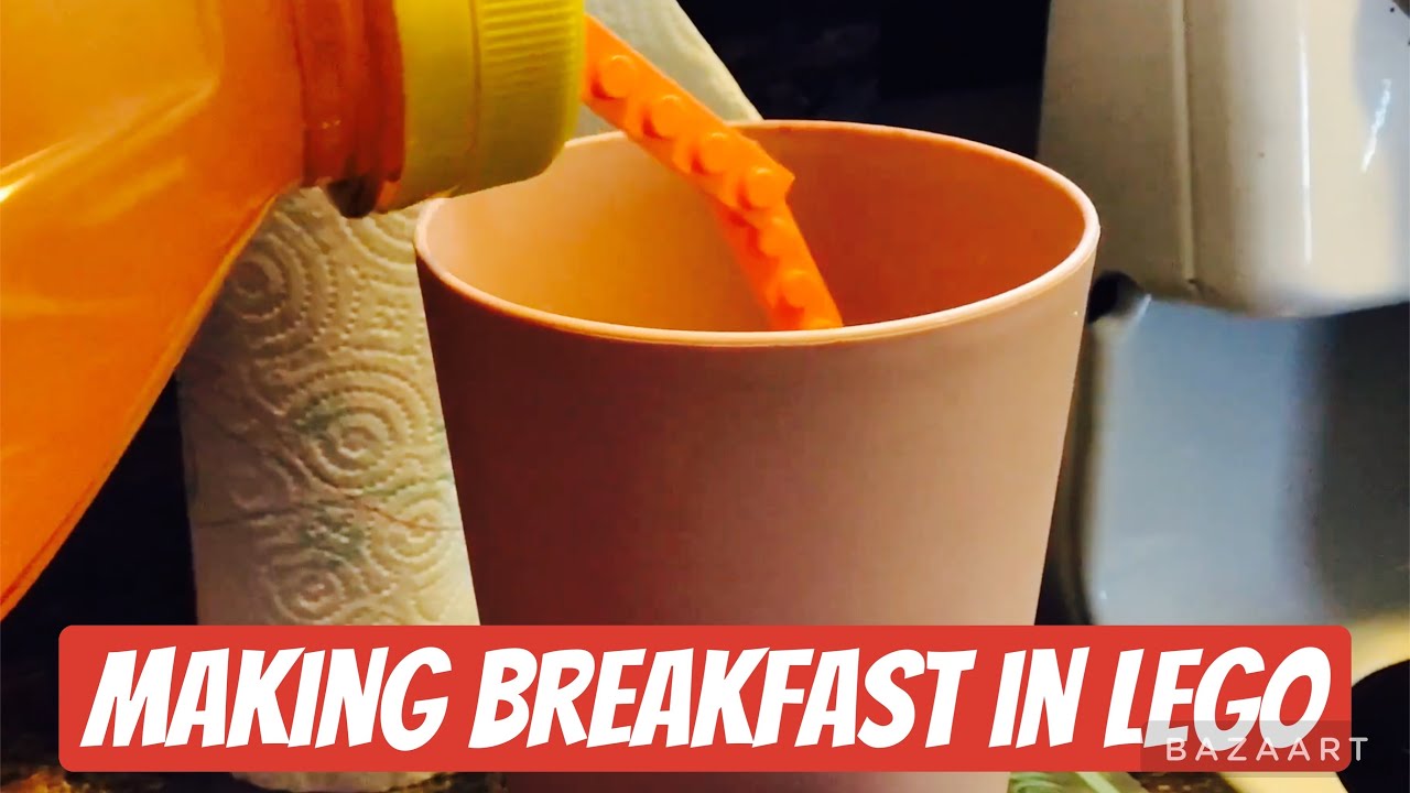 Making breakfast in Lego - YouTube
