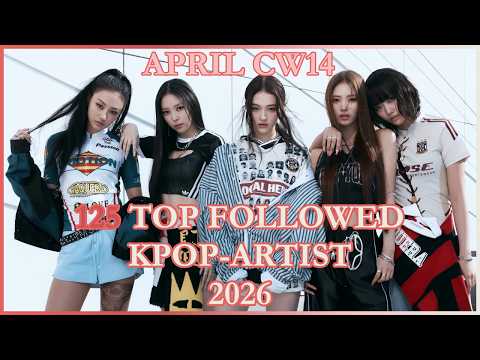 MOST FOLLOWED KPOP ARTISTS 2026 ON SPOTIFY ! (APRIL | CW 14)