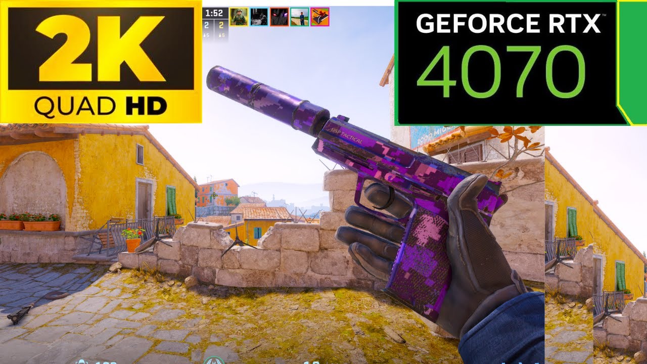 CSGO: 2 - On RTX 4070 + Ryzen 77700X 2K (High Setting) - YouTube
