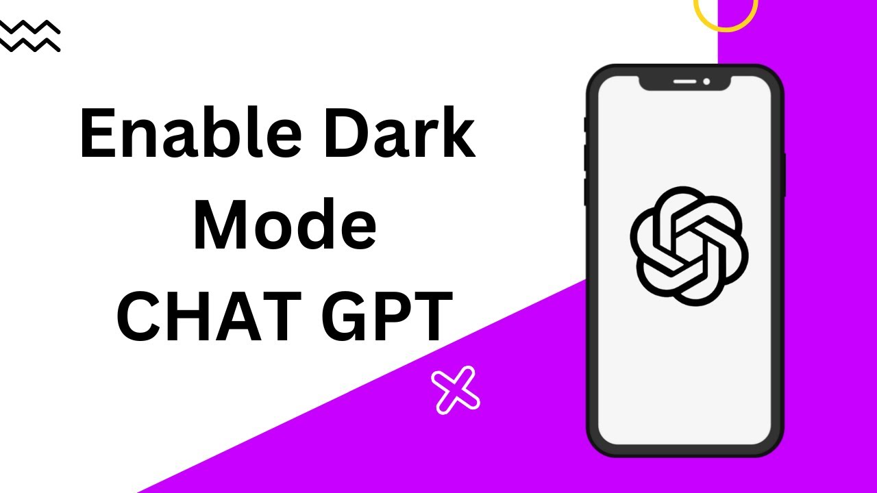 How to enable dark mode on chat gpt - YouTube
