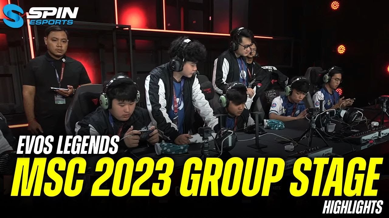 HIGHLIGHTS EVOS LEGENDS MSC 2023 GROUP STAGE! MASIH BELUM SEMPURNA ...
