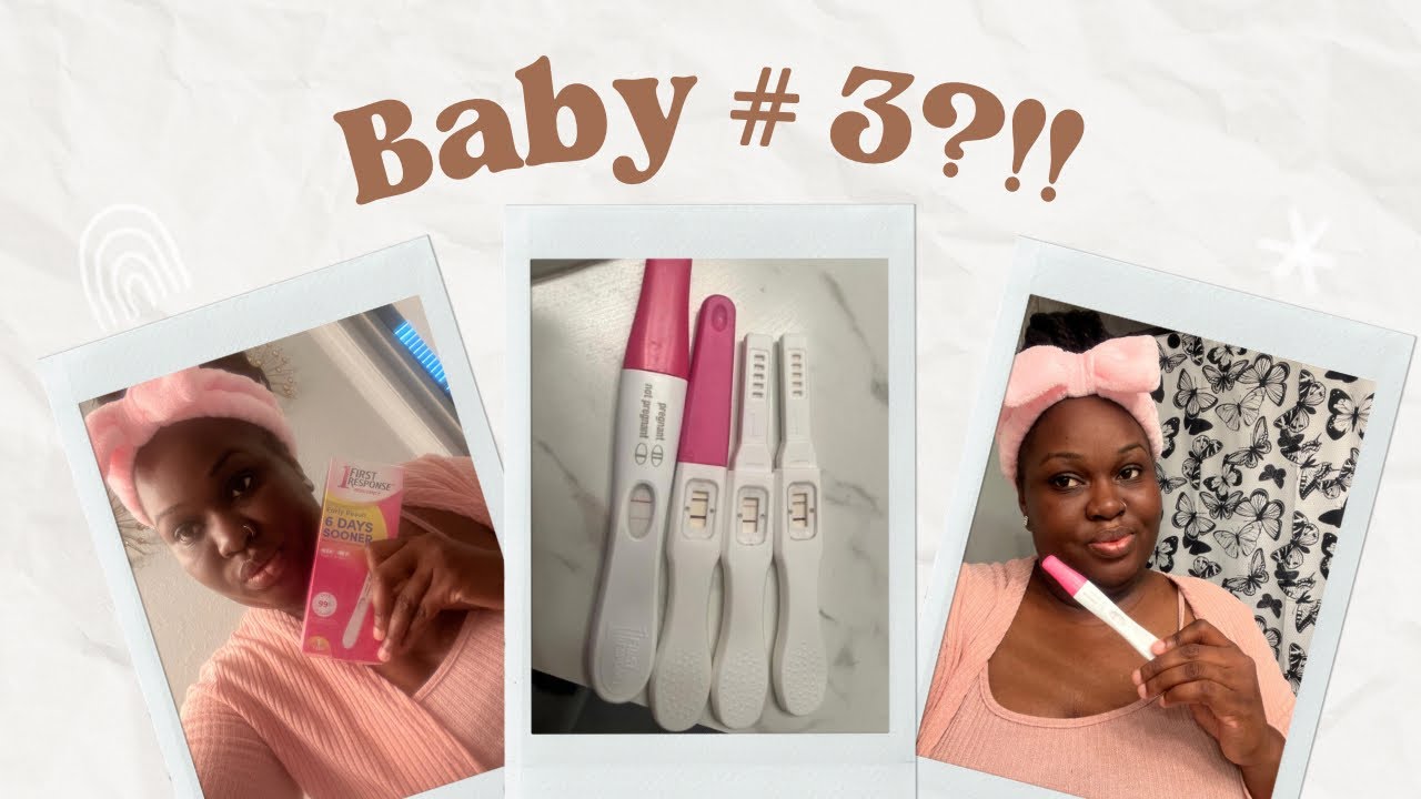 Real & Raw|Baby # 3! Live Pregnancy Test| Pregnant mommy of two. #vlog ...