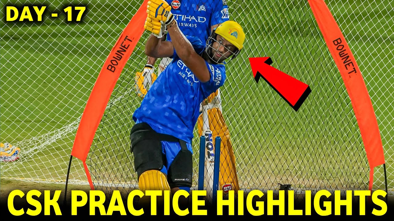 IPL 2025 DAY -17 : CSK Practice Camp Highlights | CSK Practice ...