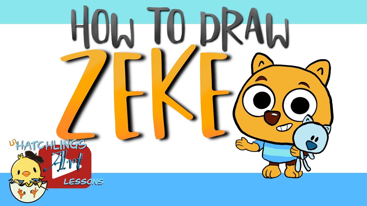 How to Draw Zeke from Work it Out Wombats - Little Hatchlings Art ...