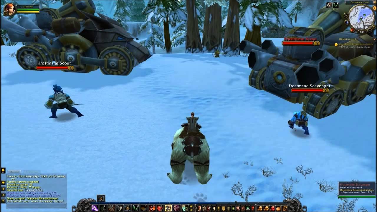 Operation Recombobulation Quest - World of Warcraft - YouTube
