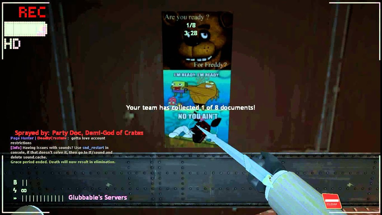 Tf2 - Slender Fortress - P79. Sax-sniper and Villar - YouTube