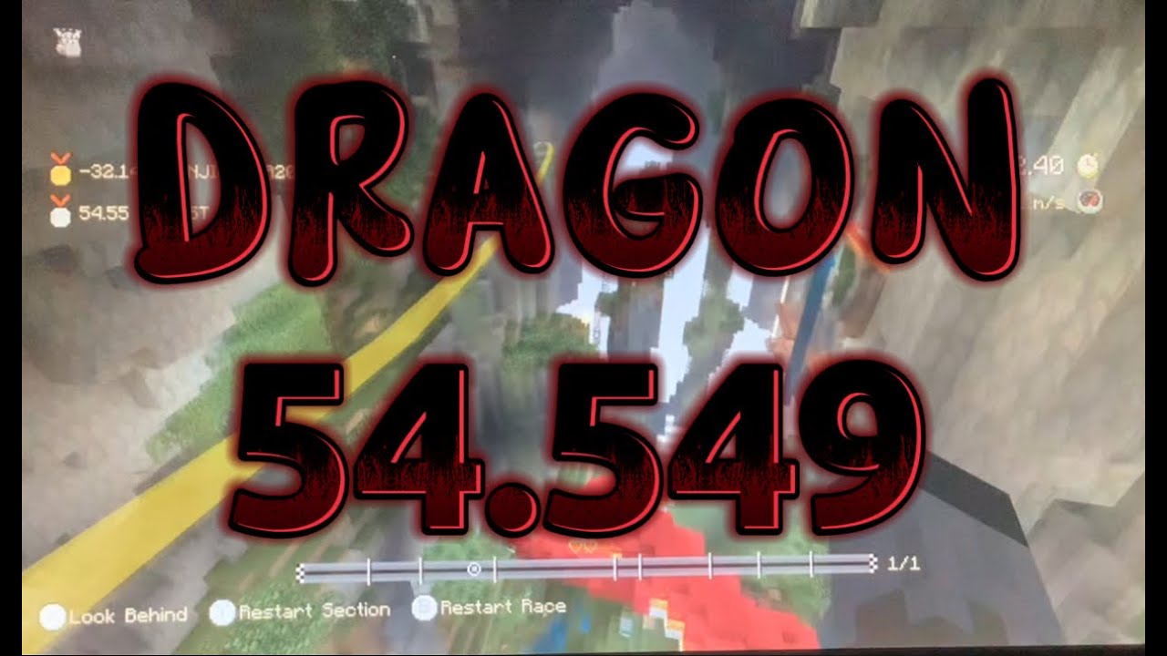 DRAGON 54.549 PB - Minecraft Glide WiiU edition - YouTube
