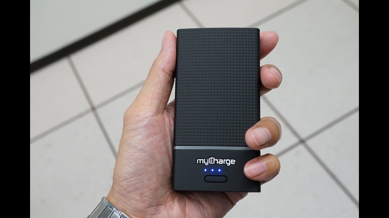 myCharge The Rapid Recharge Portable Rechargeable Battery Charger - YouTube