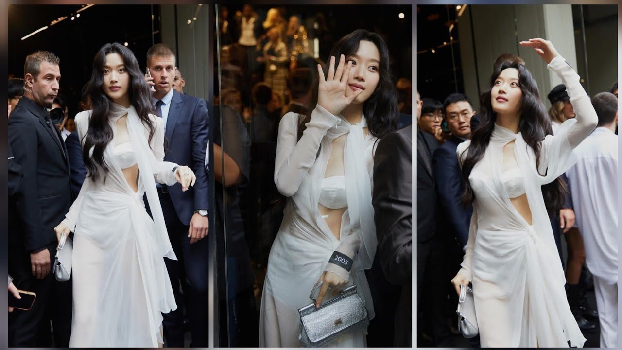 Moon ga-young is the real fashion icon at the Milan fashion show - YouTube