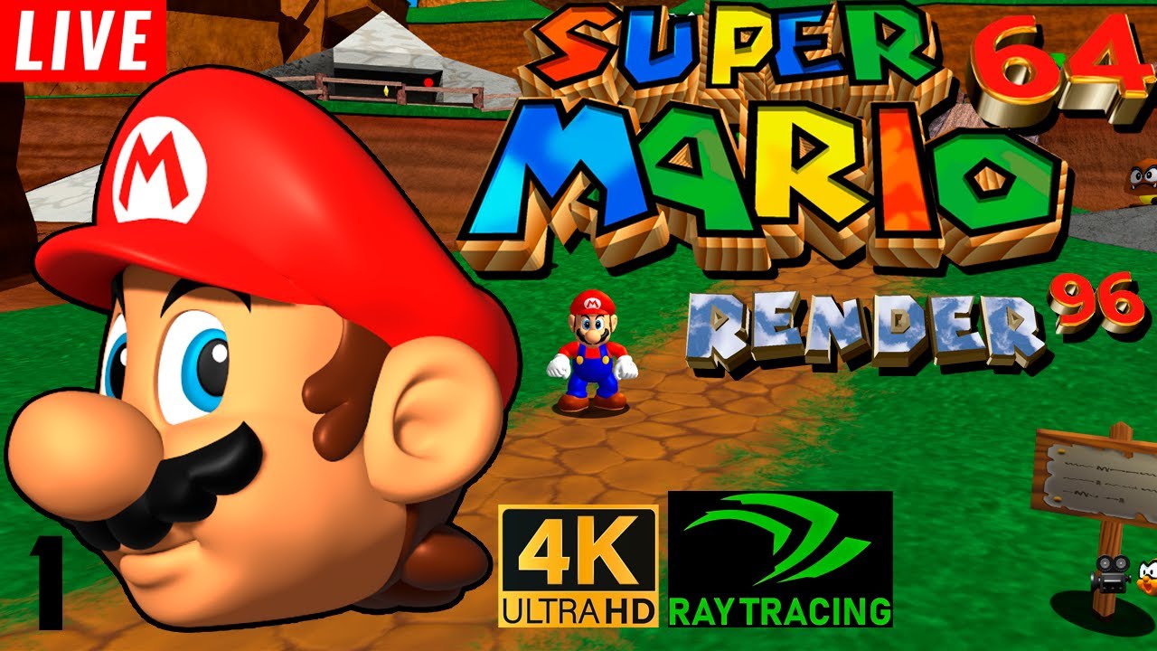 SUPER MARIO 64 REMASTER 4K HD RAY TRACING THE BEST RETRO - YouTube