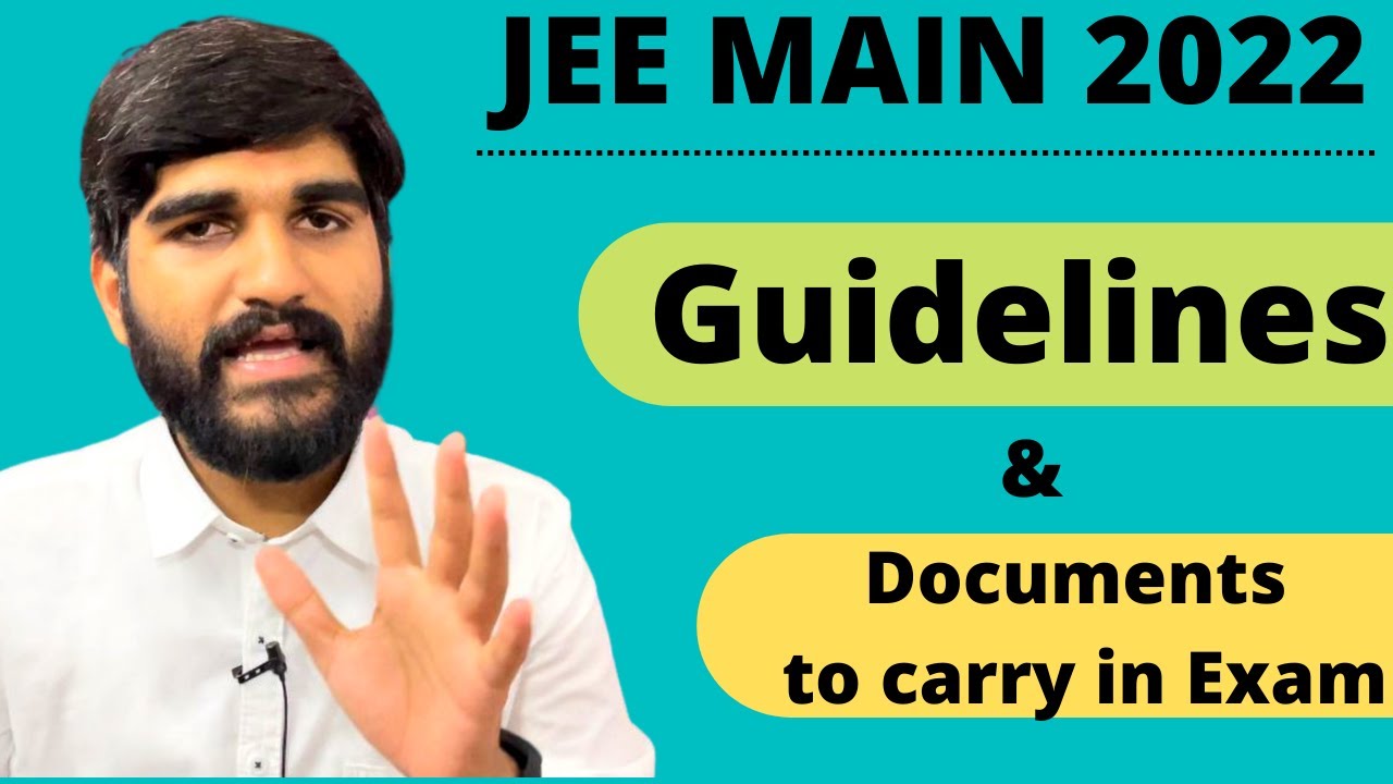 All Documents required for JEE Mains Exam 📝 | Dress Code & Guidelines ...
