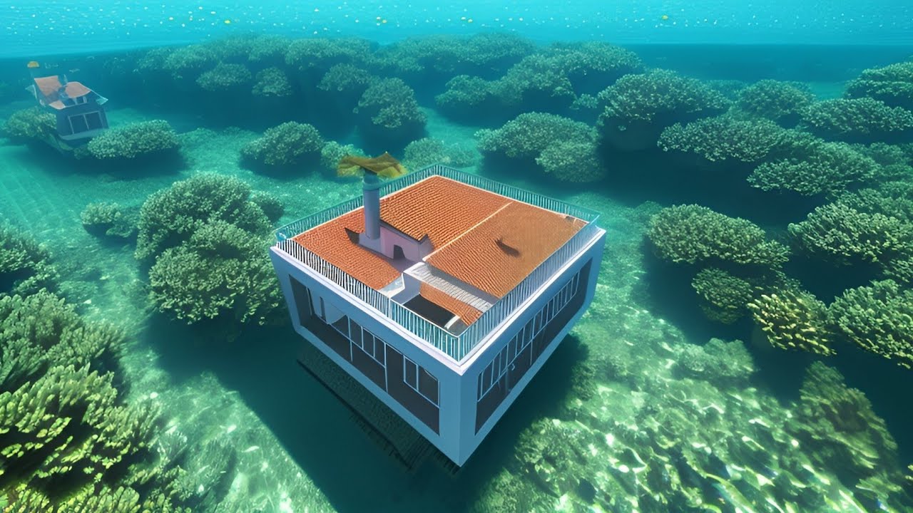 Minecraft Underwater House 🏡|| Minecraft | How to Build an Underwater ...