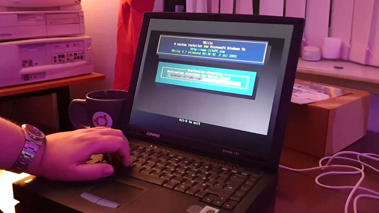 Experimenting with 98lite - YouTube