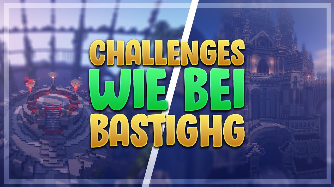 Challenges Server wie bei @BastiGHG | Minecraft Server Vorstellung ...