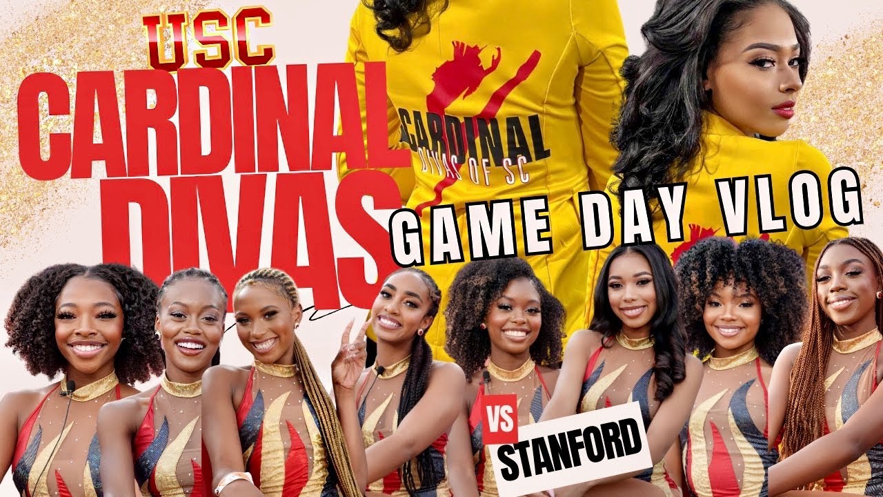 USC GAME DAY | BEHIND THE SCENES OF THE CARDINAL DIVAS OF SC MAJORETTE ...