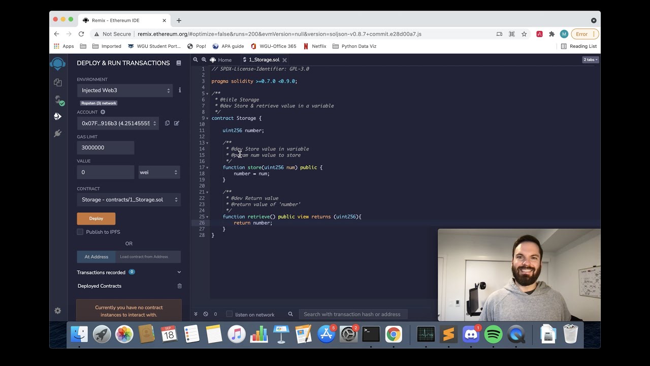 Intro To Remix Solidity Ide 101 Youtube 9353