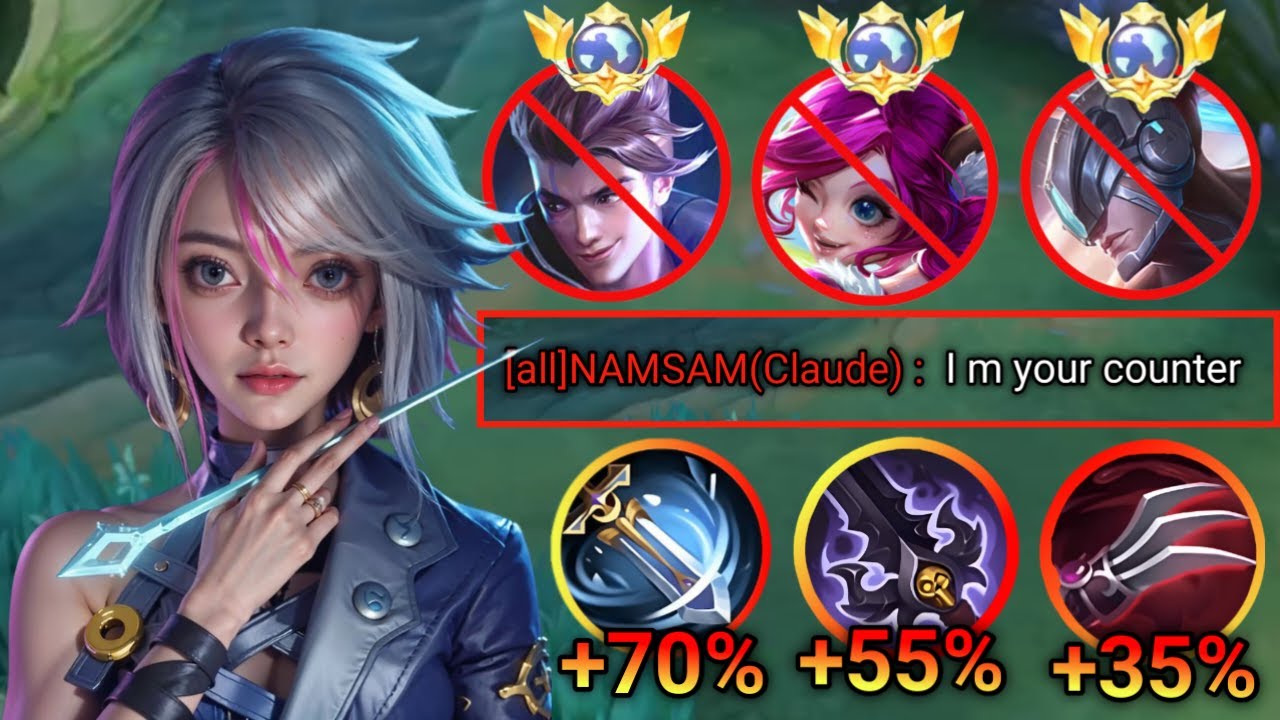 THIS IS HOW TO COUNTER COUNTER HEROES | TOP 1 GLOBAL BUILD MELISSA | MLBB - YouTube