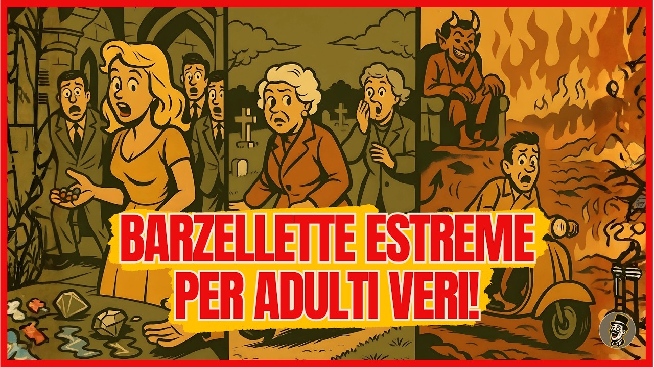 RACCOLTA SHOCK! 8 Barzellette da Raccontare SOLO dopo Cena (e tra ...