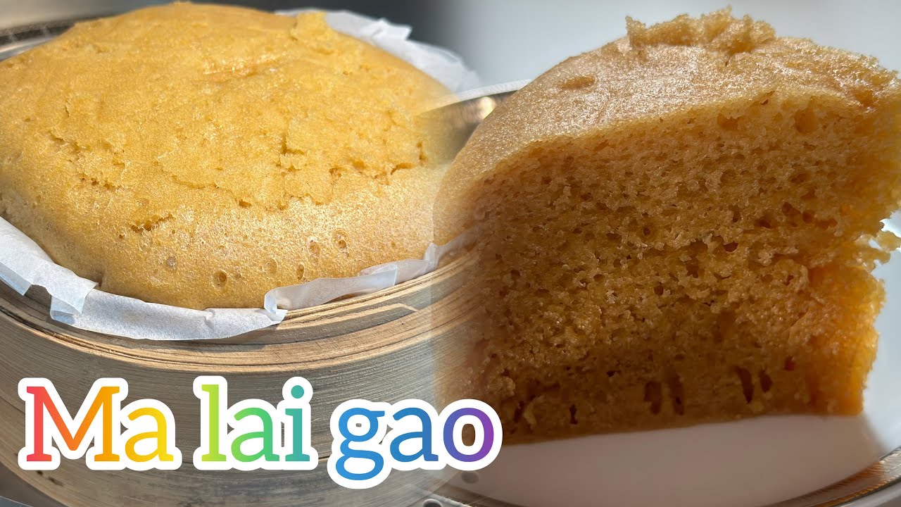 Resep Mudah membuat malaiko Tanpa mixer || steamed malay cake soft and ...