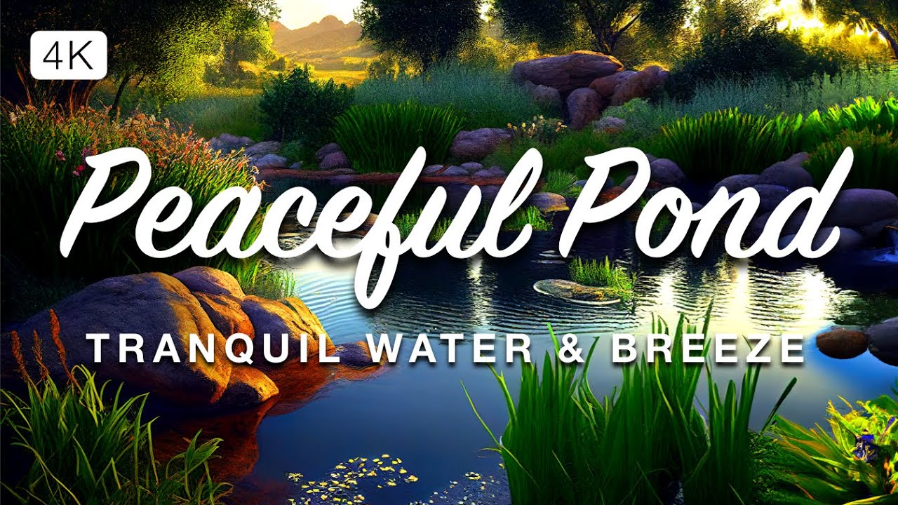 Sleep, Relaxation, & Meditation 🧘 at this Tranquil Pond | 4K 10h ...