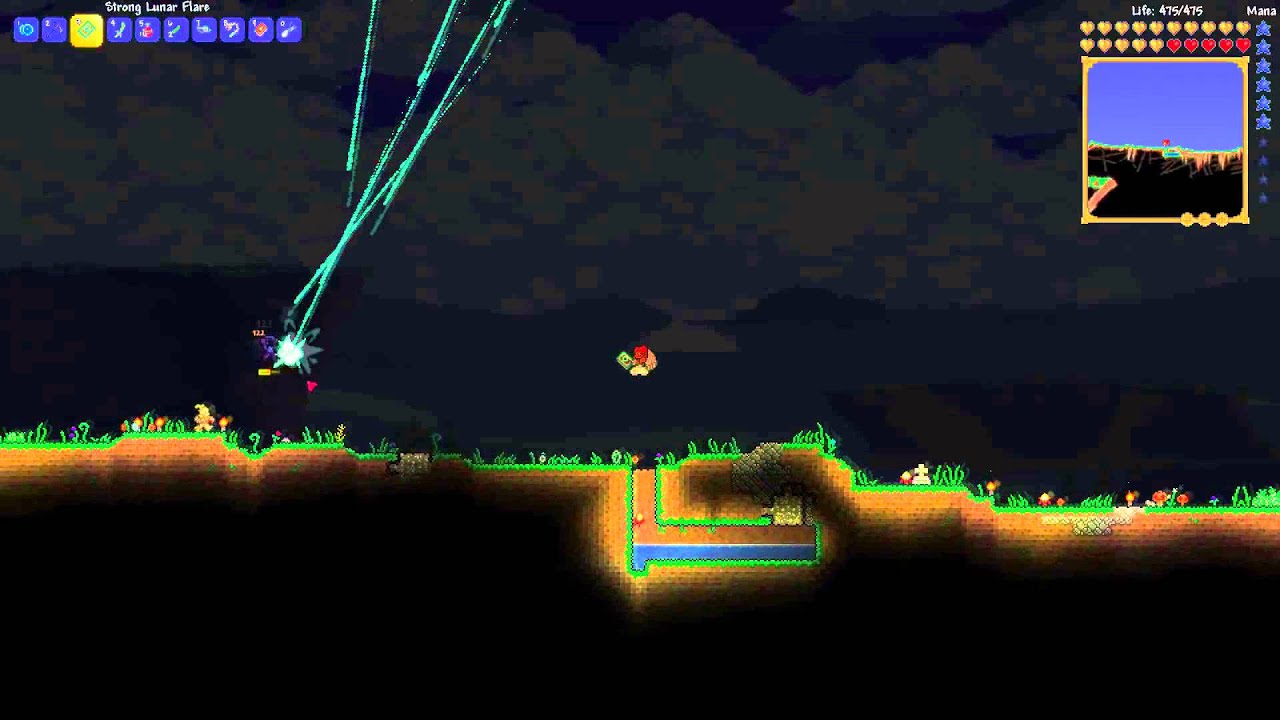 What is Lunar Flare spell - Terraria - YouTube