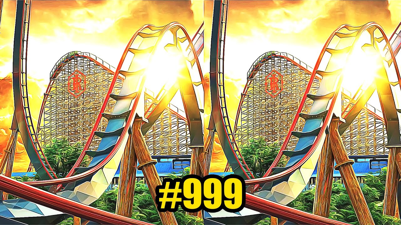 3D Roller Coasters Collection 999 VR Videos 3D SBS [Google Cardboard VR ...