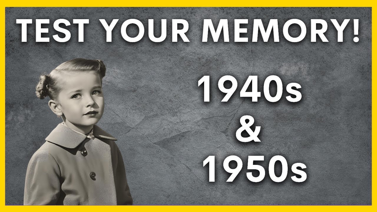 1940s & 1950s Trivia Quiz - Do You Remember This? - YouTube