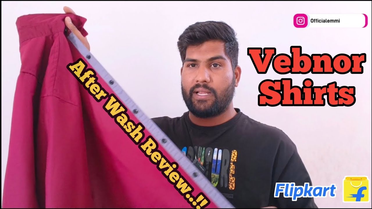 Vebnor shirt after wash review | vebnor shirt flipkart review | best ...