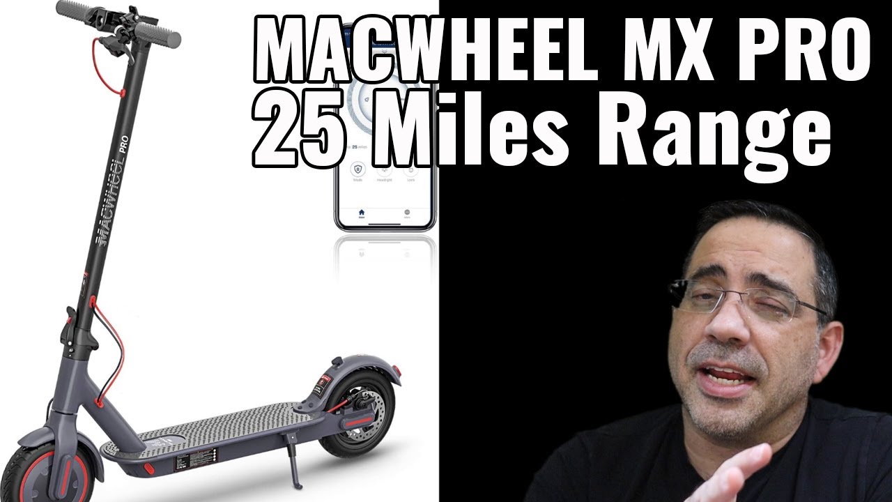 25 Miles, Airless Tires & Great Ride NEW MacWheel MX Pro Scooter - YouTube