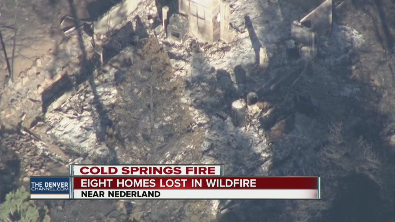 8 homes destroyed by Cold Springs Fire - YouTube