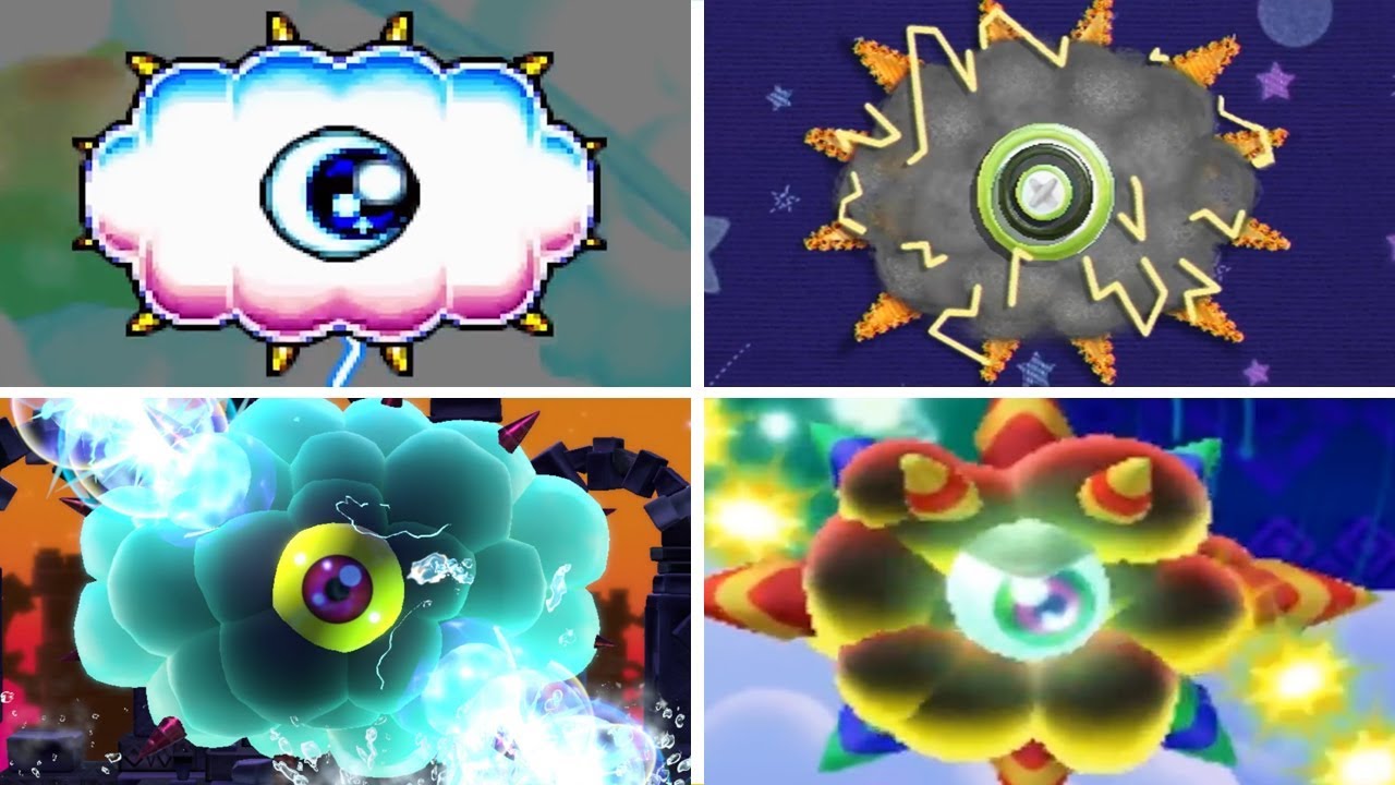 Evolution of - Kracko in Kirby Games - YouTube