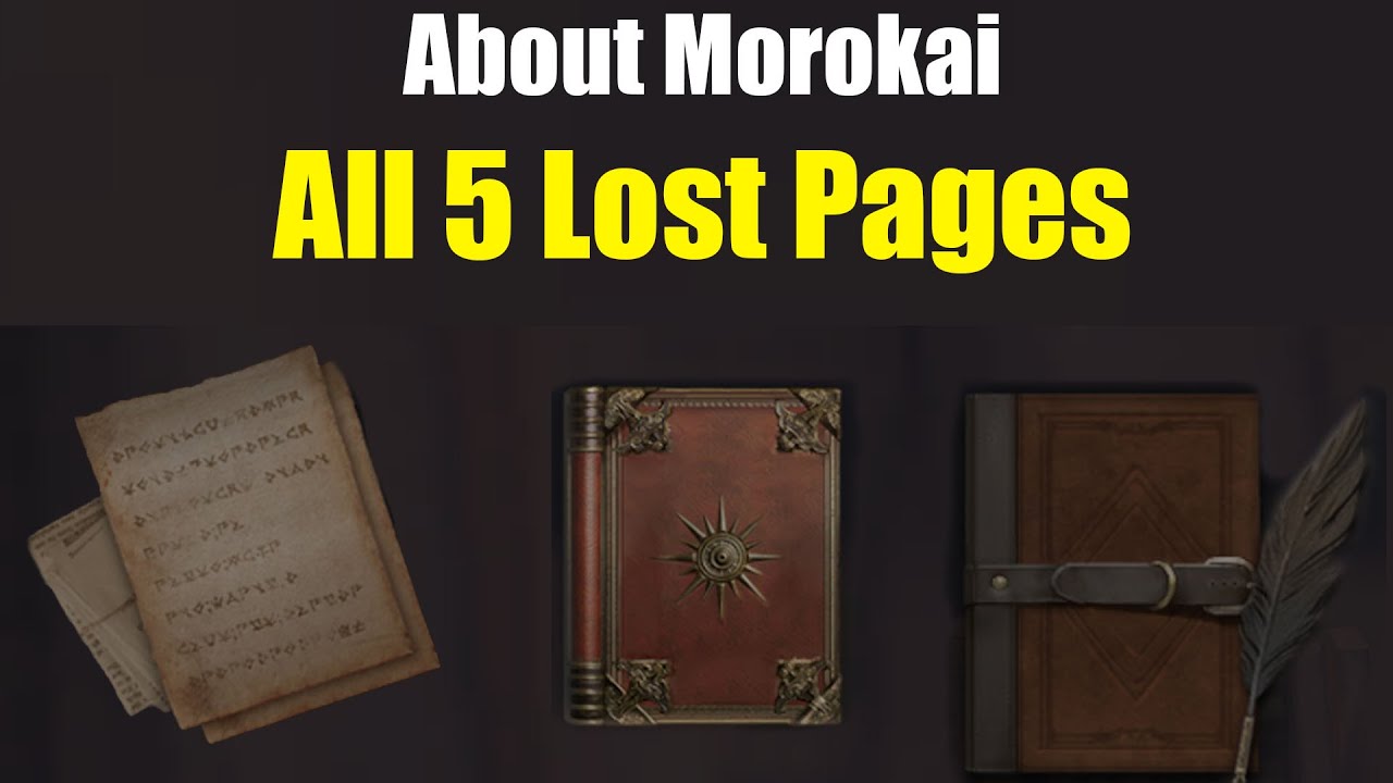 About Morokai - All 5 Lost Pages - Throne And Liberty Collection - YouTube