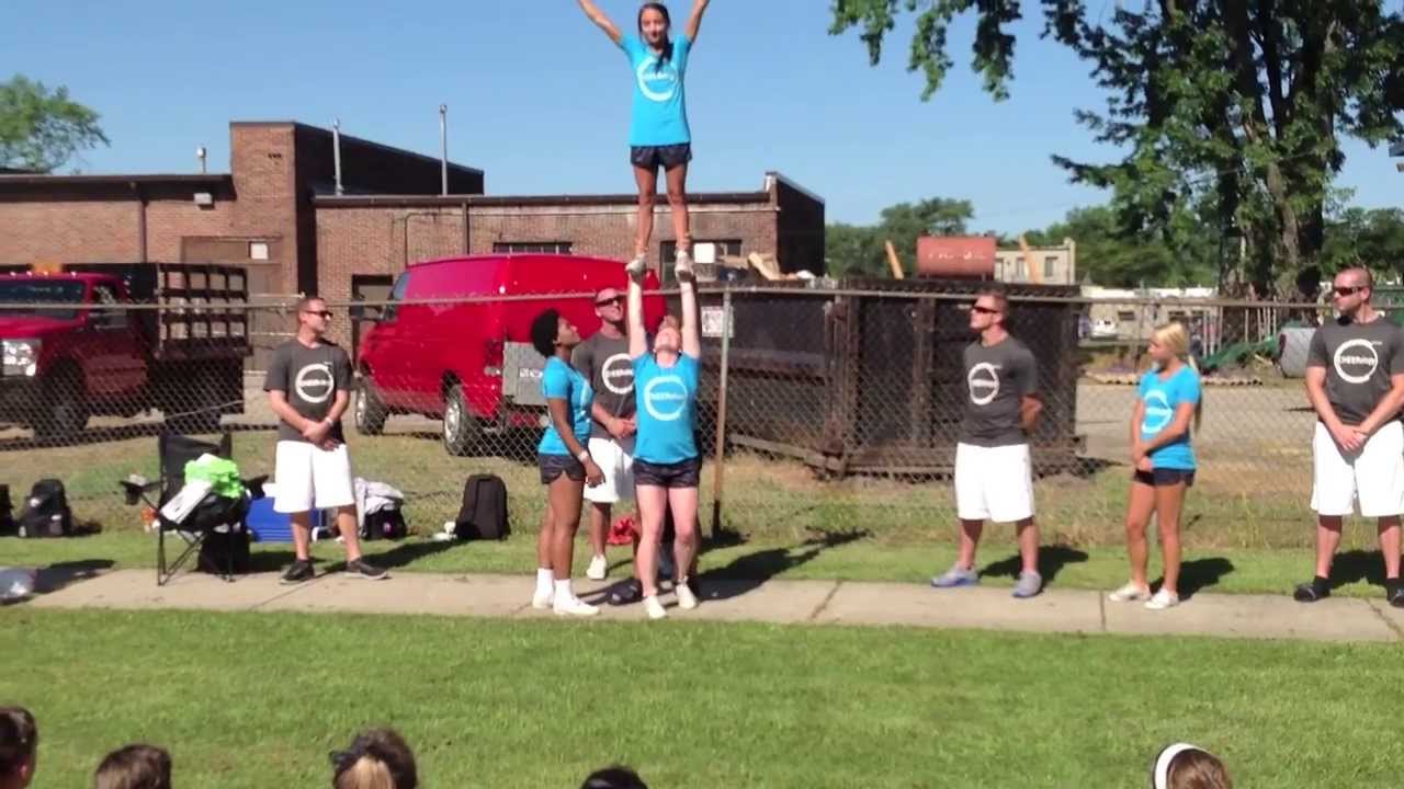 CHEERology Stunt Camp 2014 - YouTube
