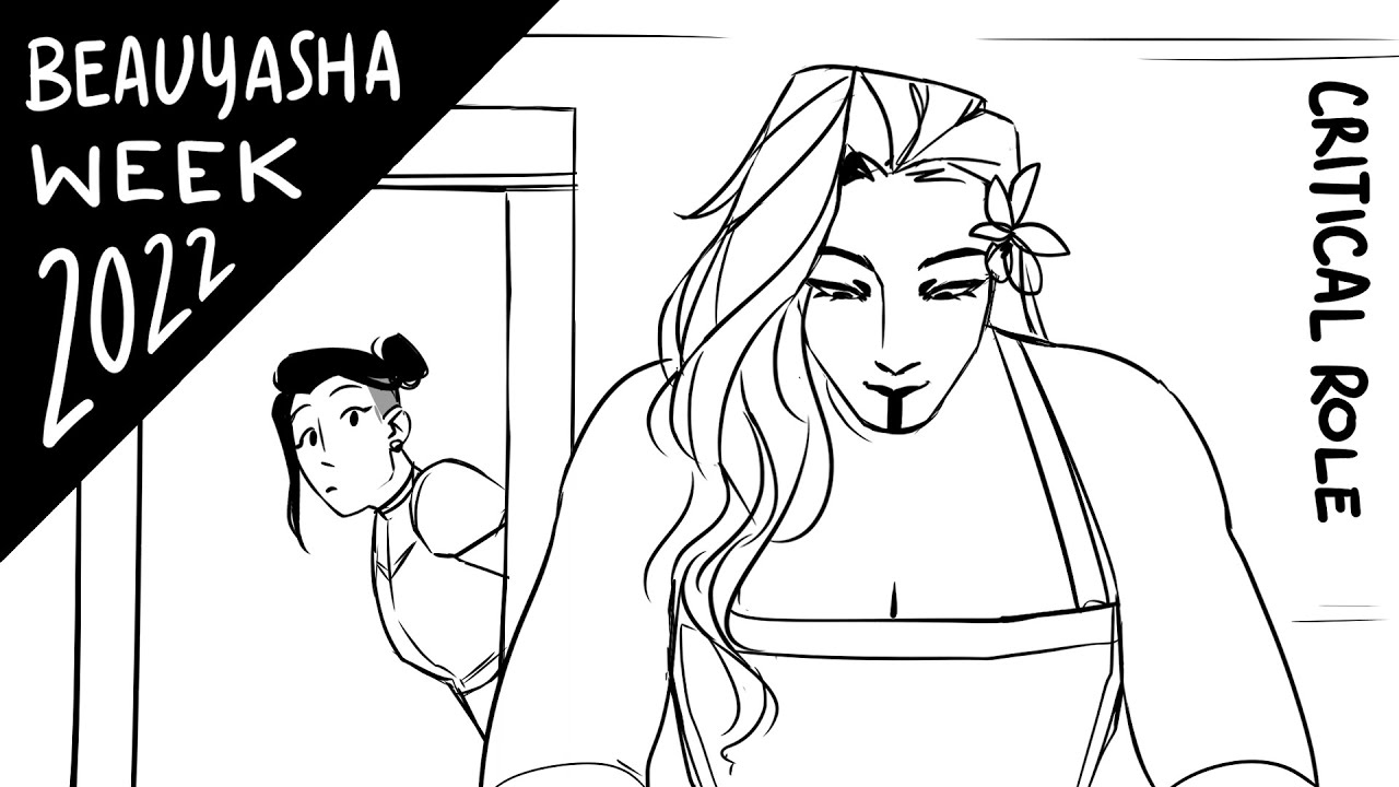 Critical Role Animatics | Beauyasha Week Compilation (Days 1-3, 5, 6 ...