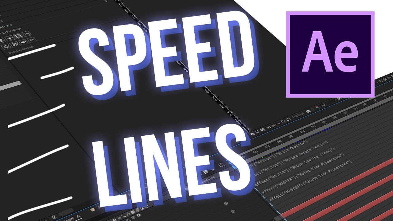 EASY SPEEDLINES IN AFTER EFFECTS - No Plug-ins! - YouTube