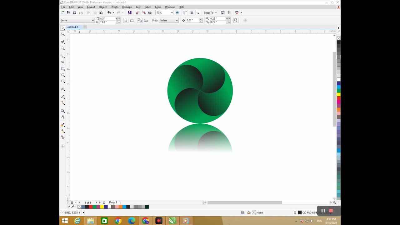 Logo Design in Corel Draw. 3D logo. Corel Draw Tutorial. #logo # ...