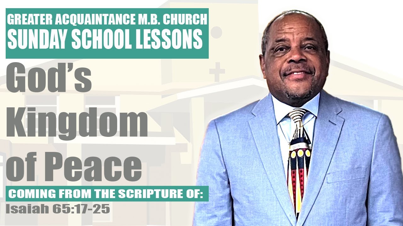 June 11, 2023. International Standard Sunday School Lesson. God's ...