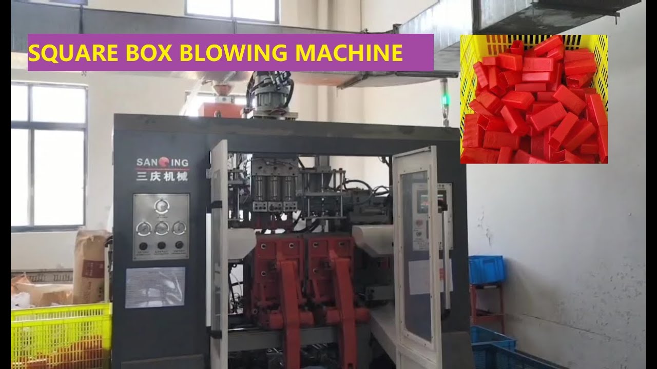 Plastic Square box/container Blow Molding Machine - YouTube