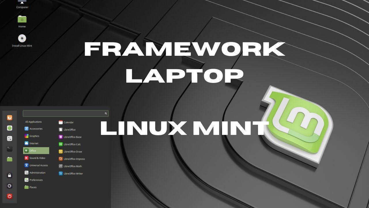 Linux Mint with Cinnamon Desktop on the Framework Laptop - YouTube