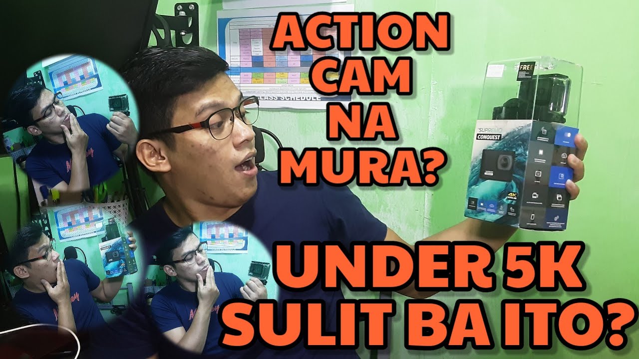 UNBOXING AND REVIEW SUPREMO CONQUEST 4K ACTION CAMERA| AFFORDABLE ...