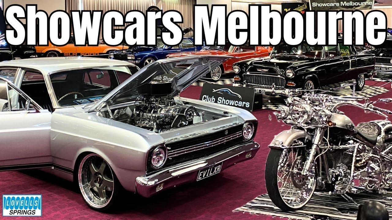 Showcars Melbourne 2024 Muscle Cars Bikes Hot Rods - YouTube