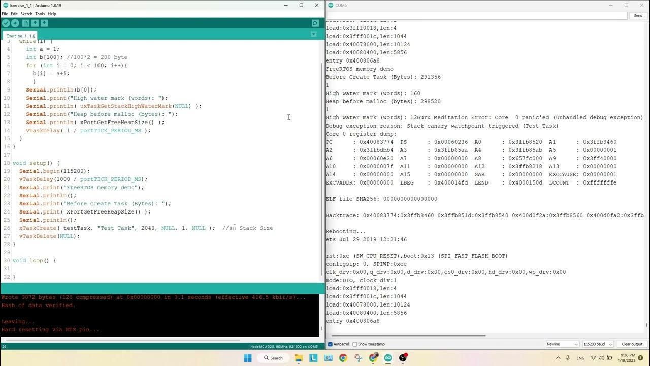 Exercise 1.1 Memory Management - YouTube