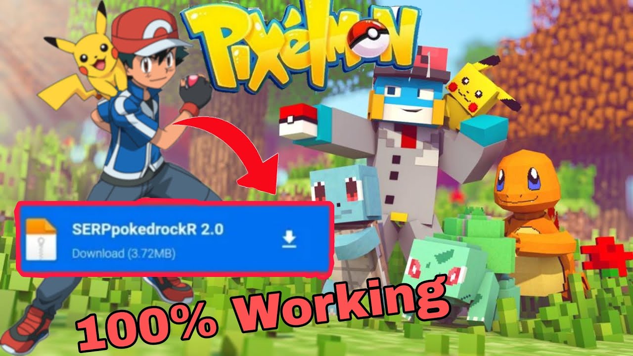 How to Download Pokemon Mod in Minecraft Pocket Edition | All Pokemon ...
