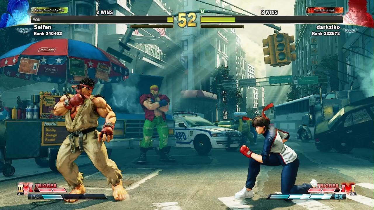 STREET FIGHTER V - Unoptimal jump-in combo into poothole pucker - YouTube