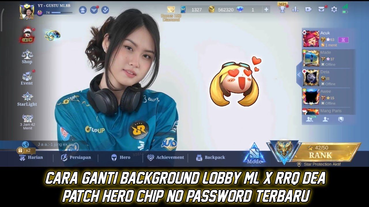 Background Lobby ML RRQ Dea Terbaru - Background Lobby ML Terbaru 2024 ...