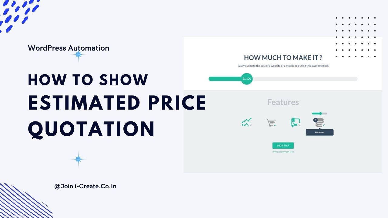How to Show Estimated Cost, Quotation, and Collect Payment | Instant ...