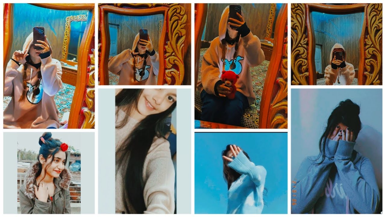 amezing winter dpz pose ideas ️snapchat face hide selfie pose idea for ...