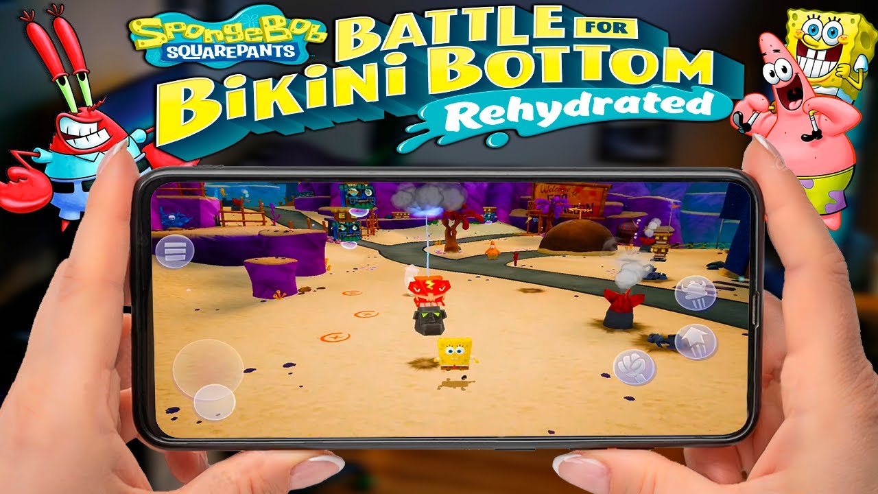 ASI ES BOB ESPONJA BATTLE FOR BIKINI BOTTOM EN ANDROID! | SPONGEBOD ...